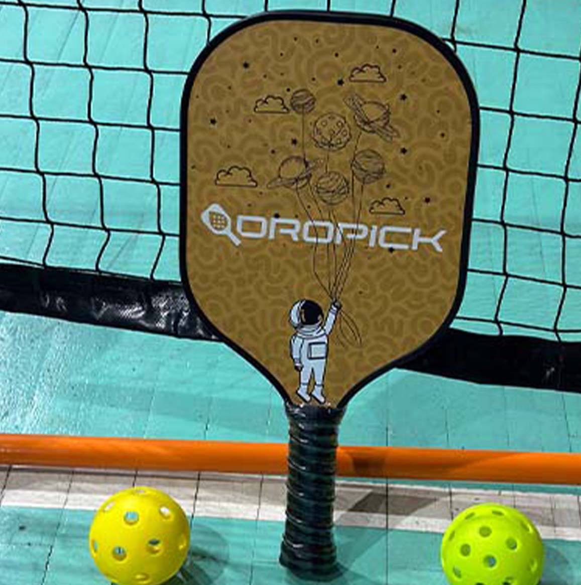 Pickleball Karbon Fiber Raket (Astronot Baskılı)
